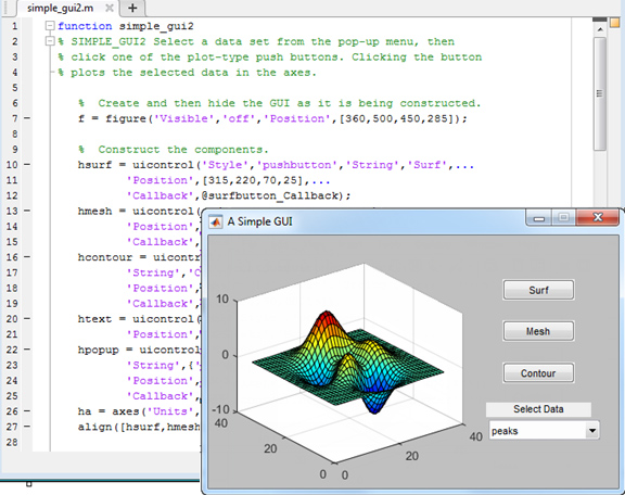 MATLAB GUI - MATLAB & Simulink