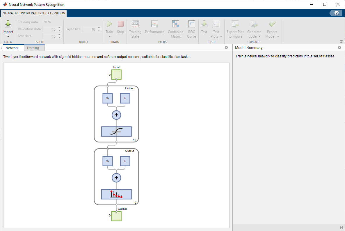 Mustererkennung mit der App „Neural Net Pattern Recognition" - MATLAB & Simulink