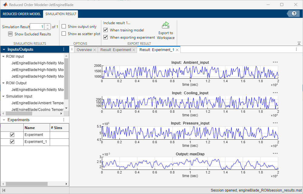 Reduced Order Model of a Jet Engine Turbine Blade - MATLAB & Simulink